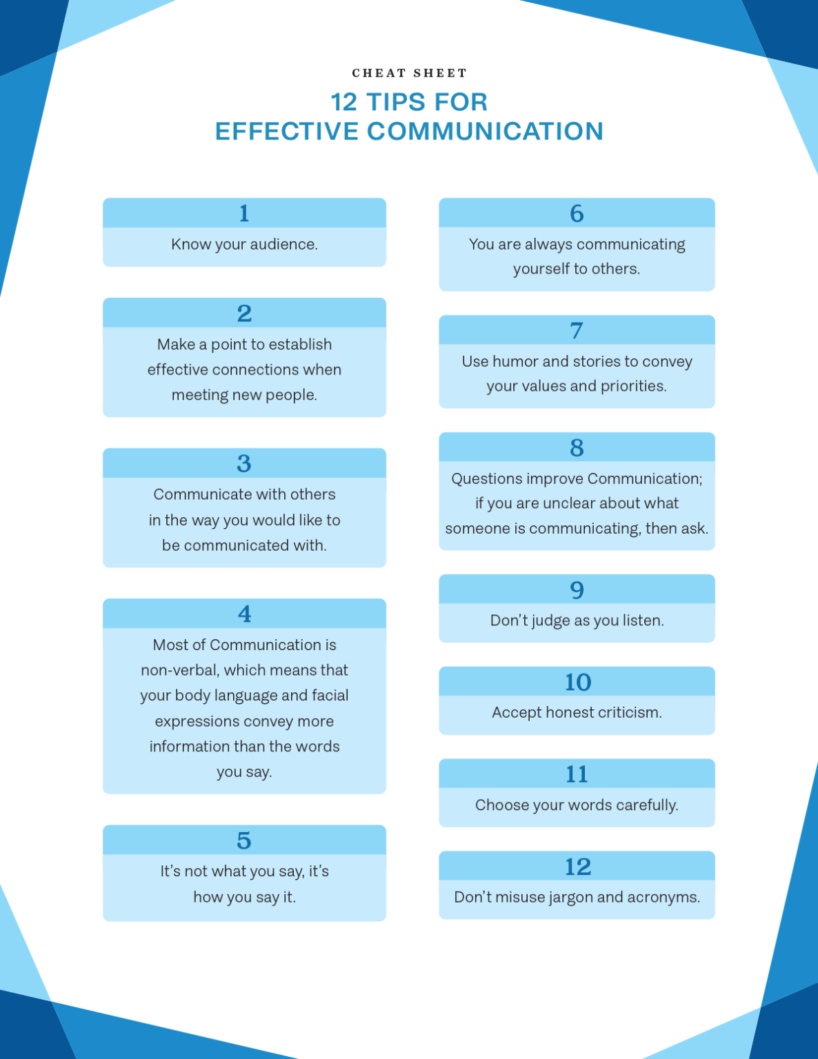12 Tips for Effective Communication – Solomon Leadership Program